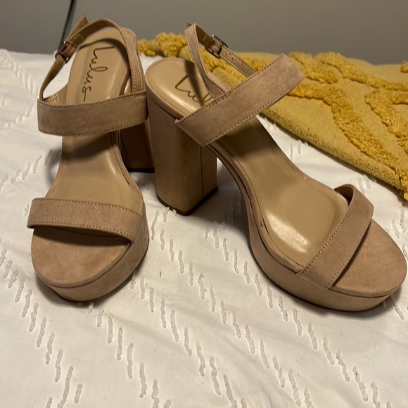 Lulus | Shoes | Lulu Platform Heels | Poshmark